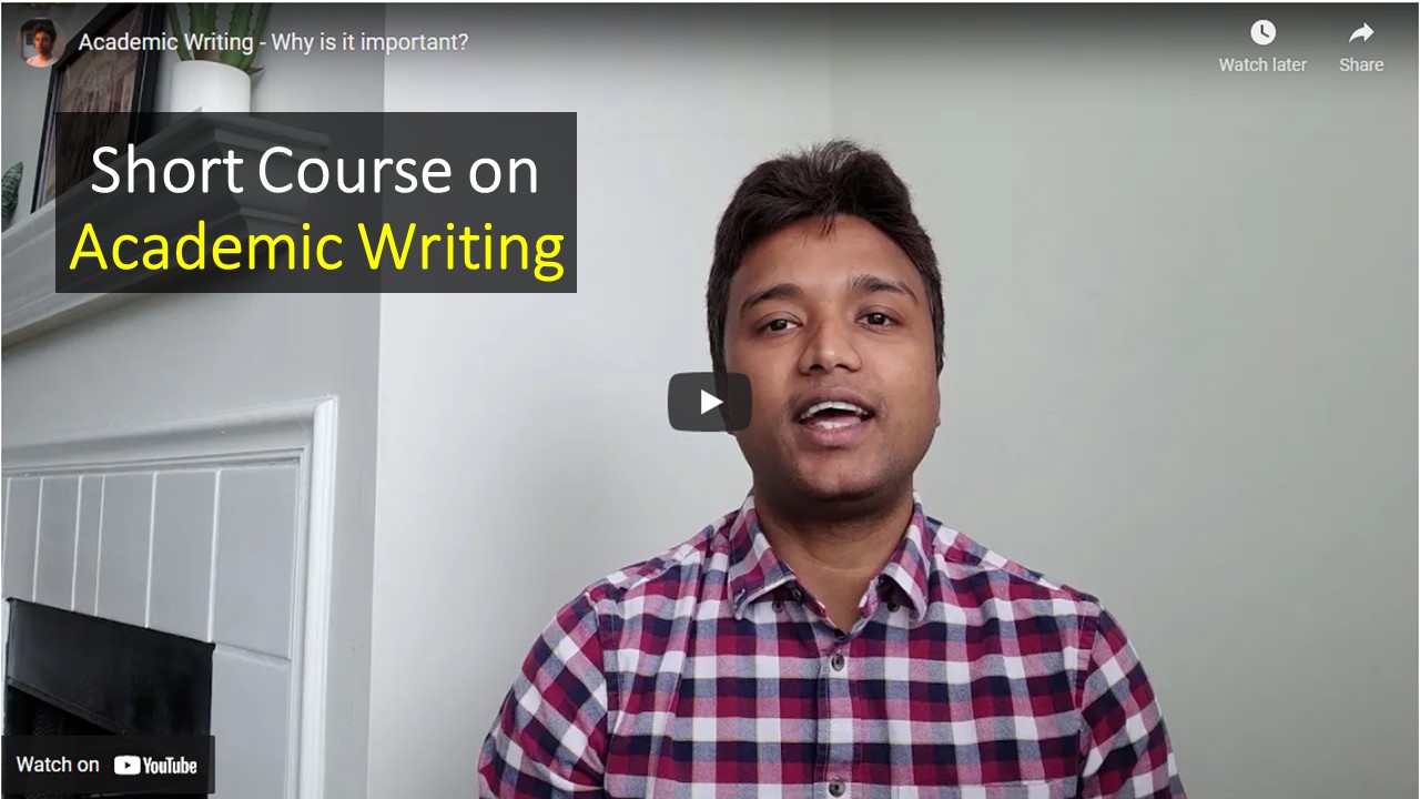 Academic Writing – Lecture 01 (Introduction to Academic Writing ...